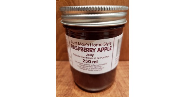 Homemade Raspberry Apple Jelly - 250 ml
