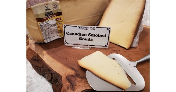 Fresh Cut Canadian Smoked Gouda (lactose free) - per lb