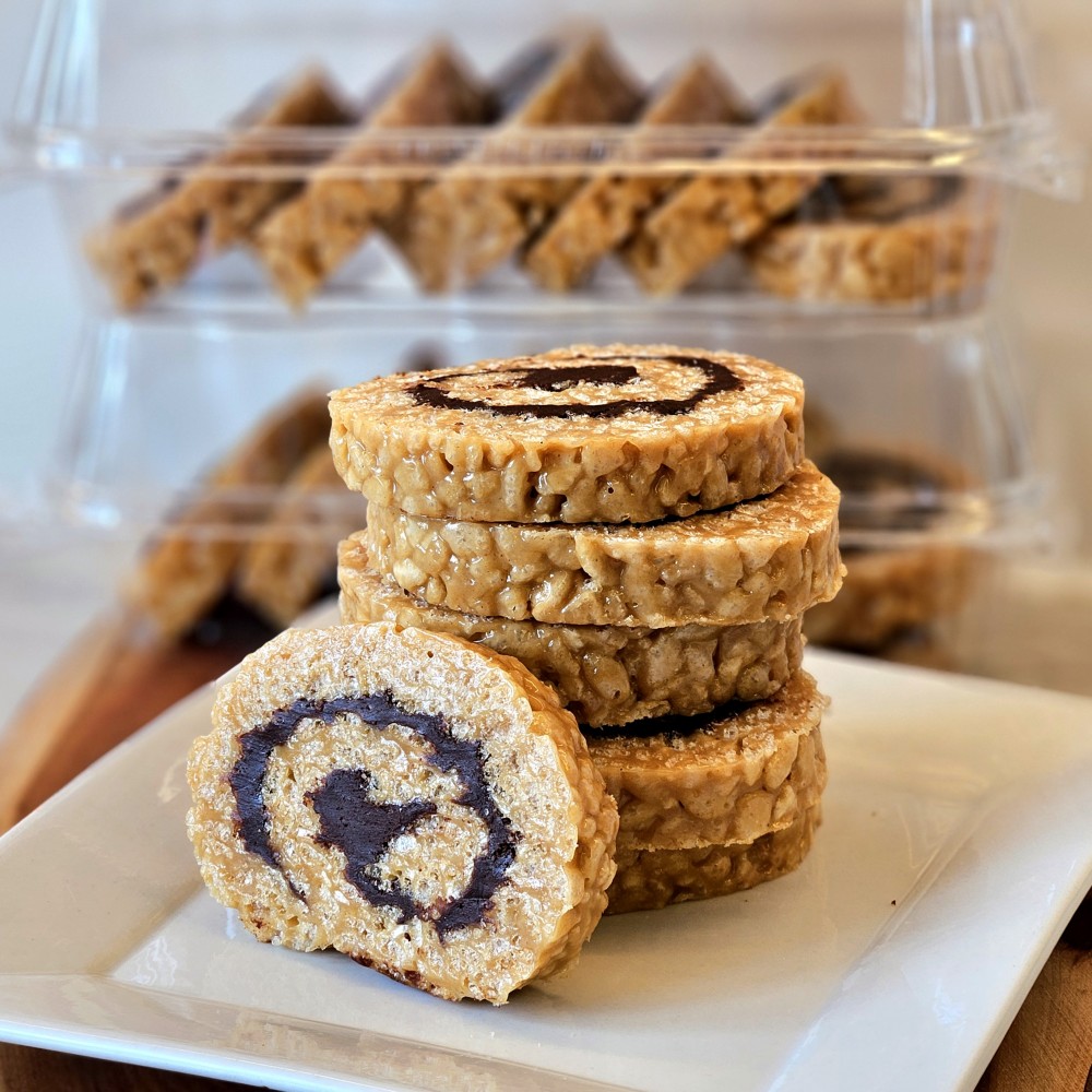 Peanut Butter Rice Krispie Roll (6 pieces)