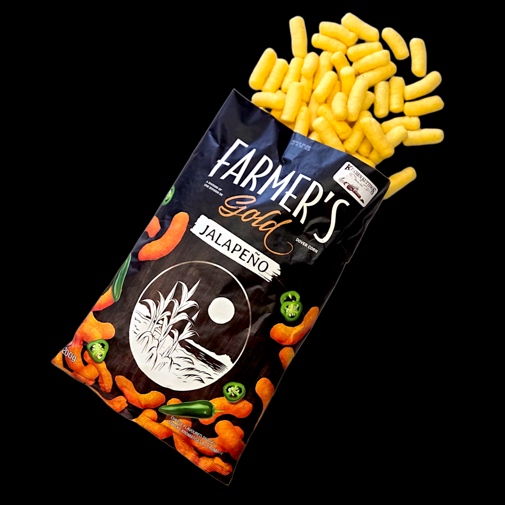 Jalapeno Cheese Snacks - Farmer's Gold - 200 g - Gluten Free