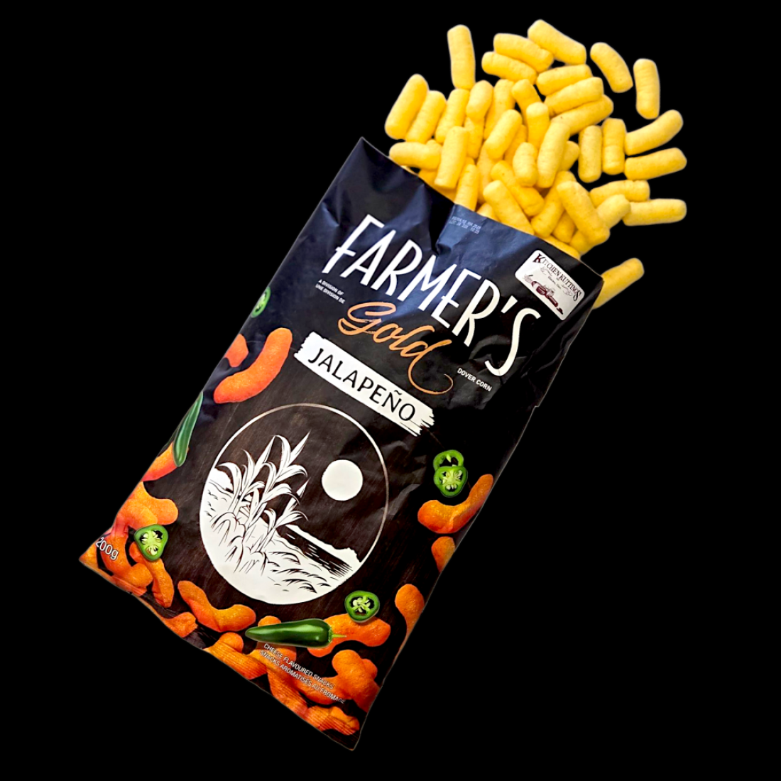Jalapeno Cheese Snacks - Farmer's Gold - 200 g - Gluten Free