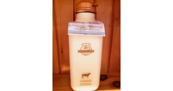 Milk - Local Eby Manor - Golden Guernsey (Cream on the Top) - 1 L