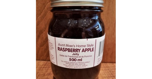 Homemade Raspberry Apple Jelly - 500 ml