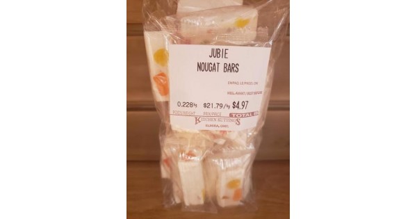 Old Fashioned Jubie Nougat Candy - per lb